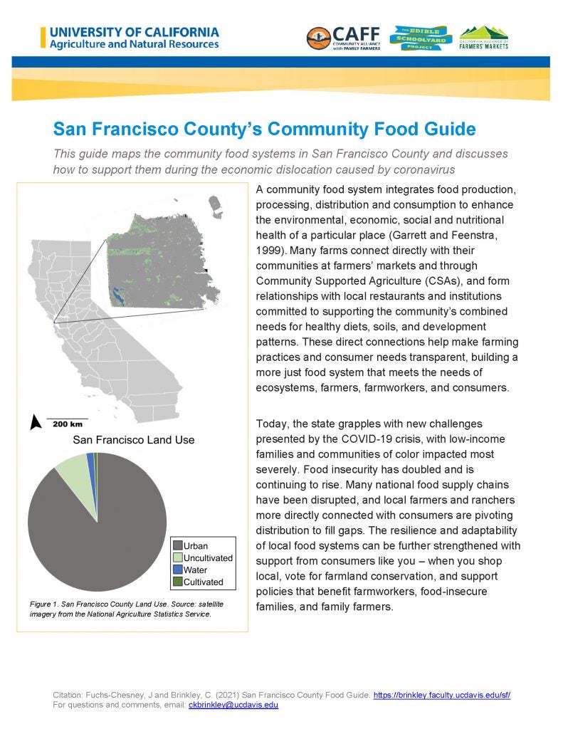 San Francisco – Environment, Land and Food Systems (ELFS)